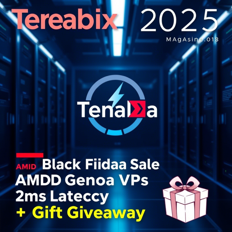 Terabix 2025黑五高性能VPS促销 | AMD Genoa企业级服务器 | 马来西亚柔佛 | 新加坡2ms超低延迟 | 赠品与免费 ...